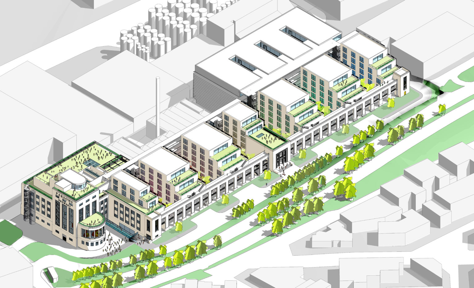 Farsons Old Brewhouse and Trident Park, Malta * Ritchie Studio